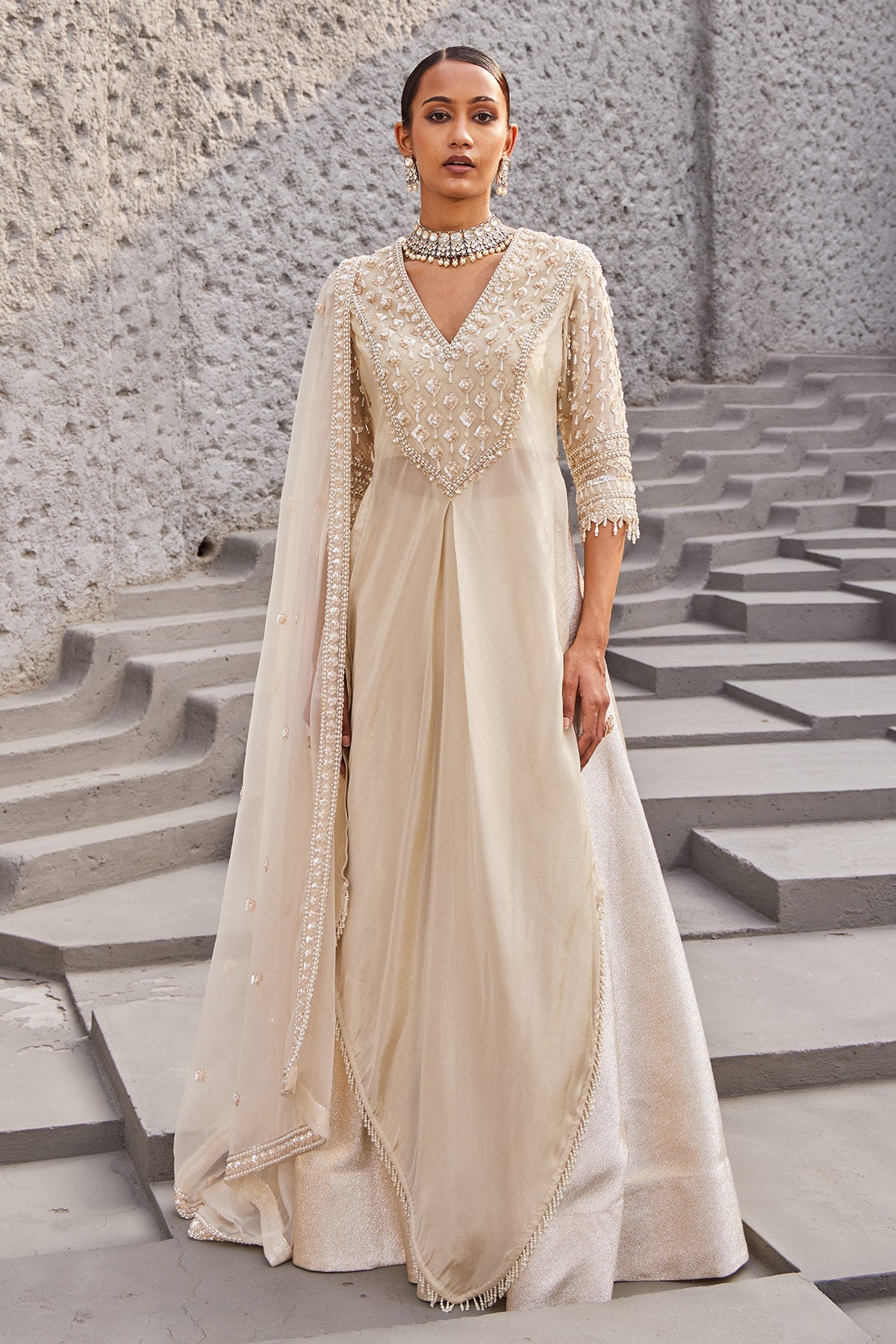 Shop Sunheri - Women's Sequin Lehenga Set | Nidhika Shekhar